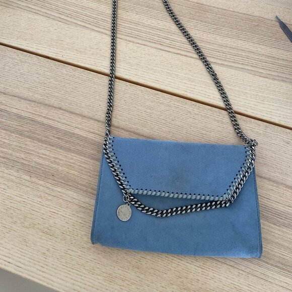 Stella McCartney | Bags | Baby Blue Stella Mccartney The Falabella Mini ...